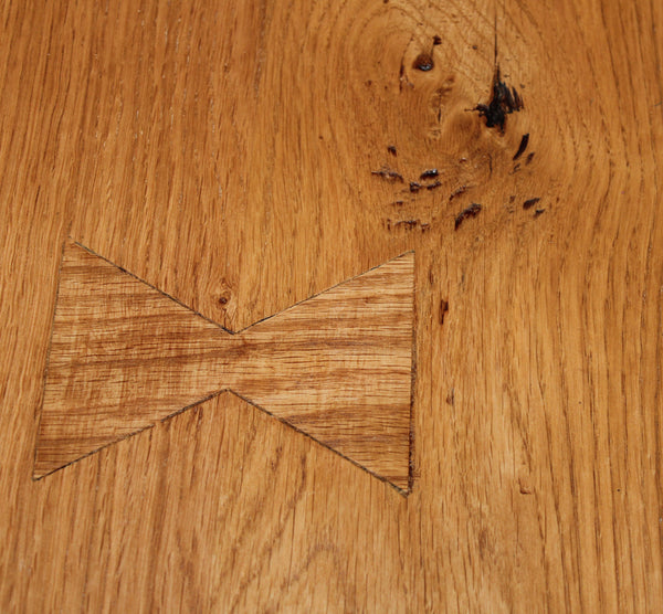 Wavy Edge Solid Oak Console Table - Settle Home